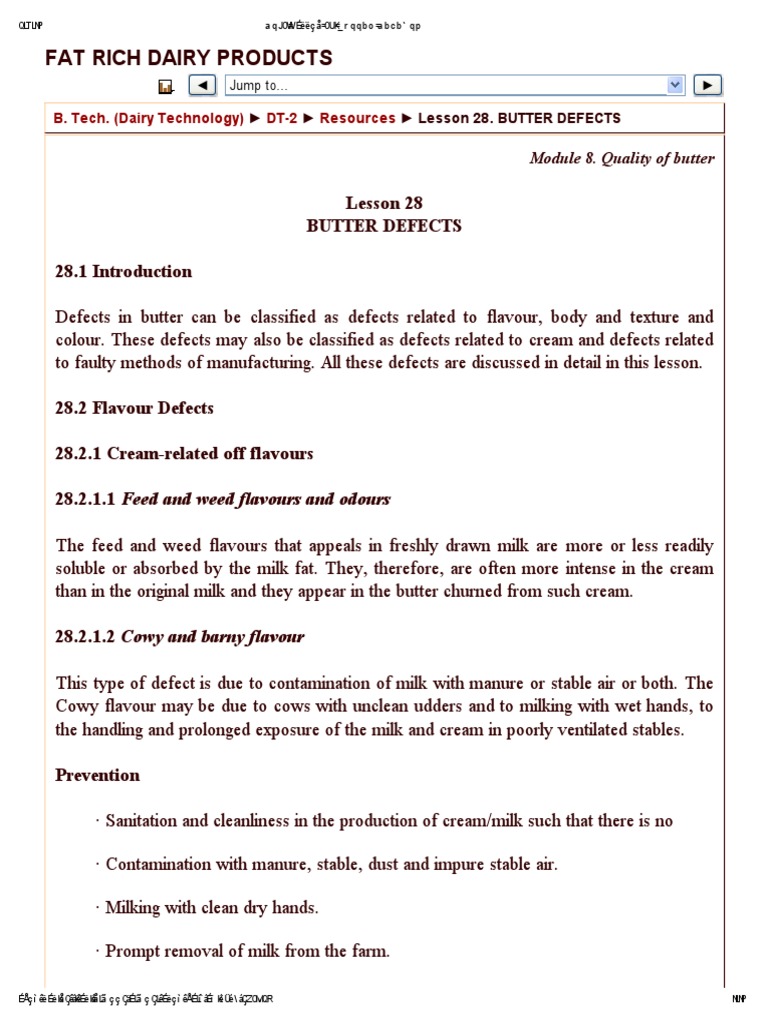 Butter | PDF | Butter | Cream