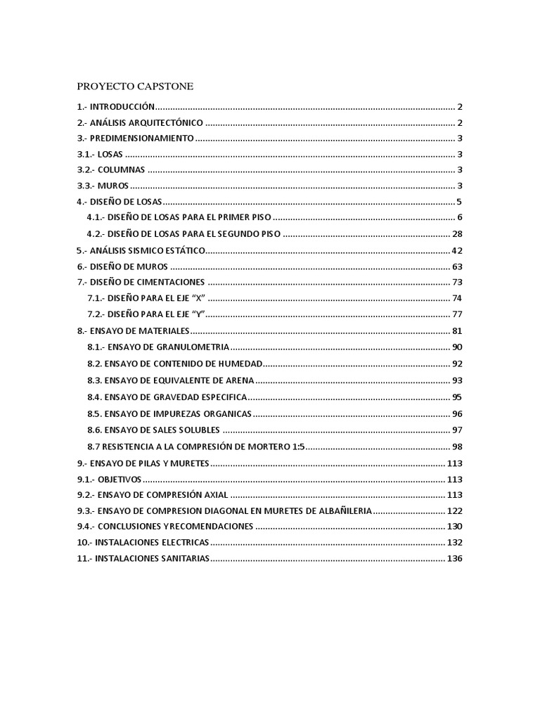 Proyecto Capstone F 1++ | PDF | Doblar | Rigidez