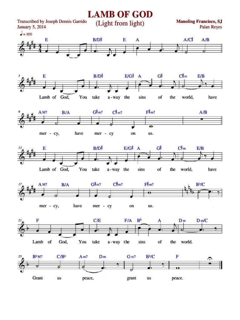 Lamb of God | PDF