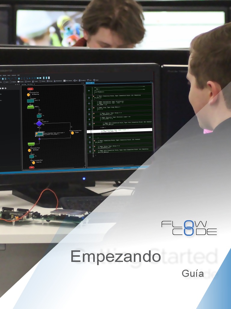 Flowcode8 Guia Es | PDF | Microcontrolador | Point and Click