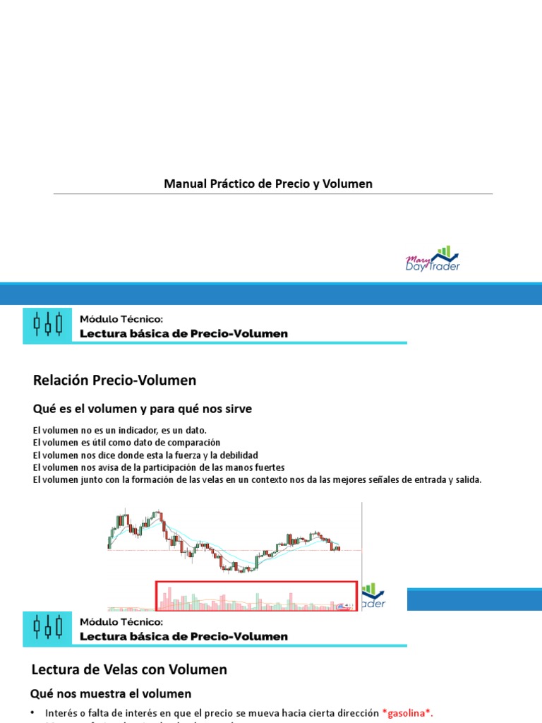 Manual Practico de Precio y Volumen PDF | PDF