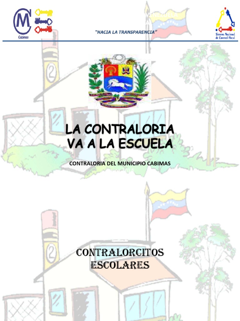 Dia Positivas Contraloria Social Escolar | PDF | Salón de clases ...