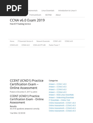 Icnd1 Practice Tests