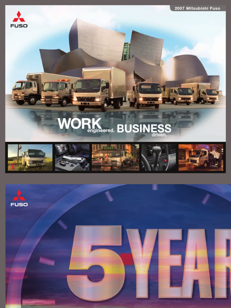 2007 Mitsu Fuso Full Line Brochure | PDF | Truck | Turbocharger