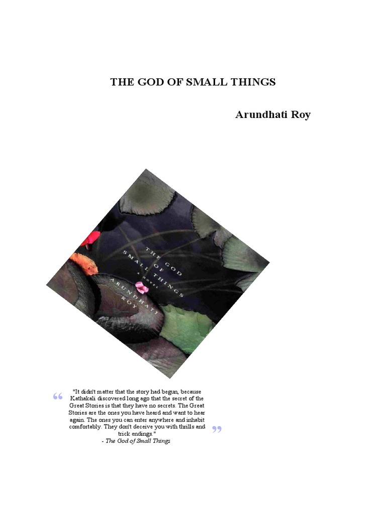 The God of Small Things Arundhati Roy | PDF