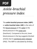 ABI Worksheet: Patient Name: Patient ID: Date | PDF | Medical ...