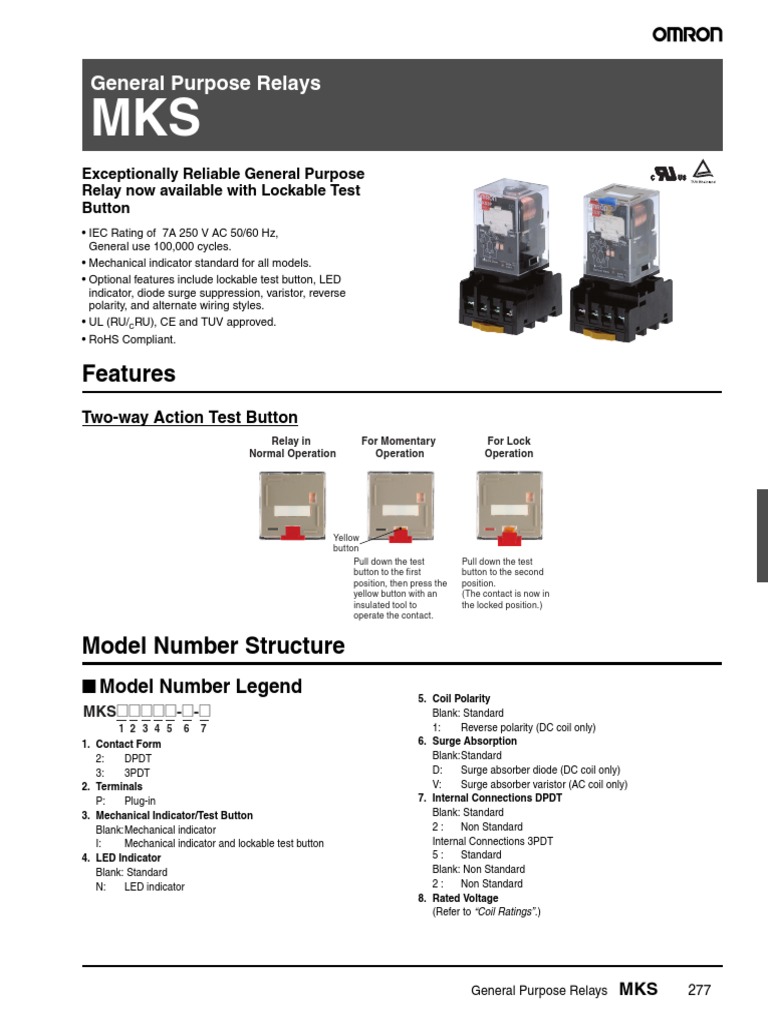General Purpose Relays: Comprehensive Guide to Features, Specifications ...