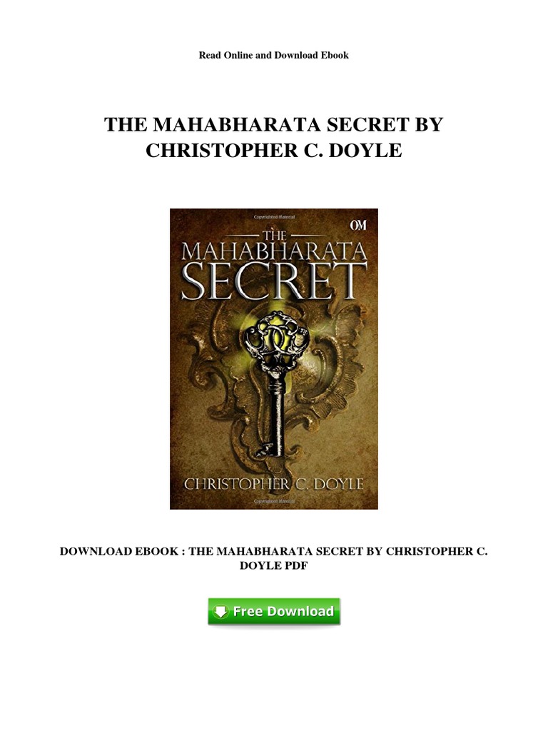 The Mahabharata Secret Unveiled | PDF | E Books