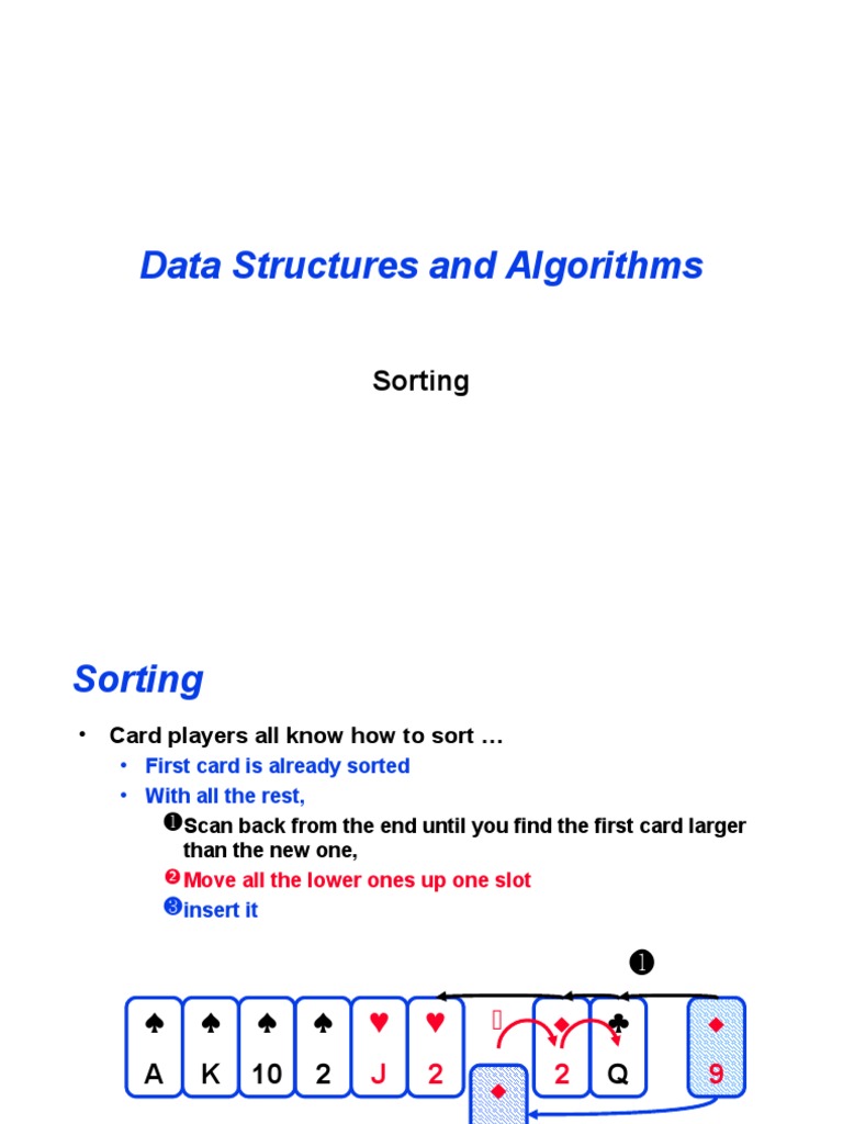 Data Structures and Algorithms: Sorting | PDF | Discrete Mathematics ... Data Structures and Algorithms: Sorting | PDF | Discrete Mathematics ...