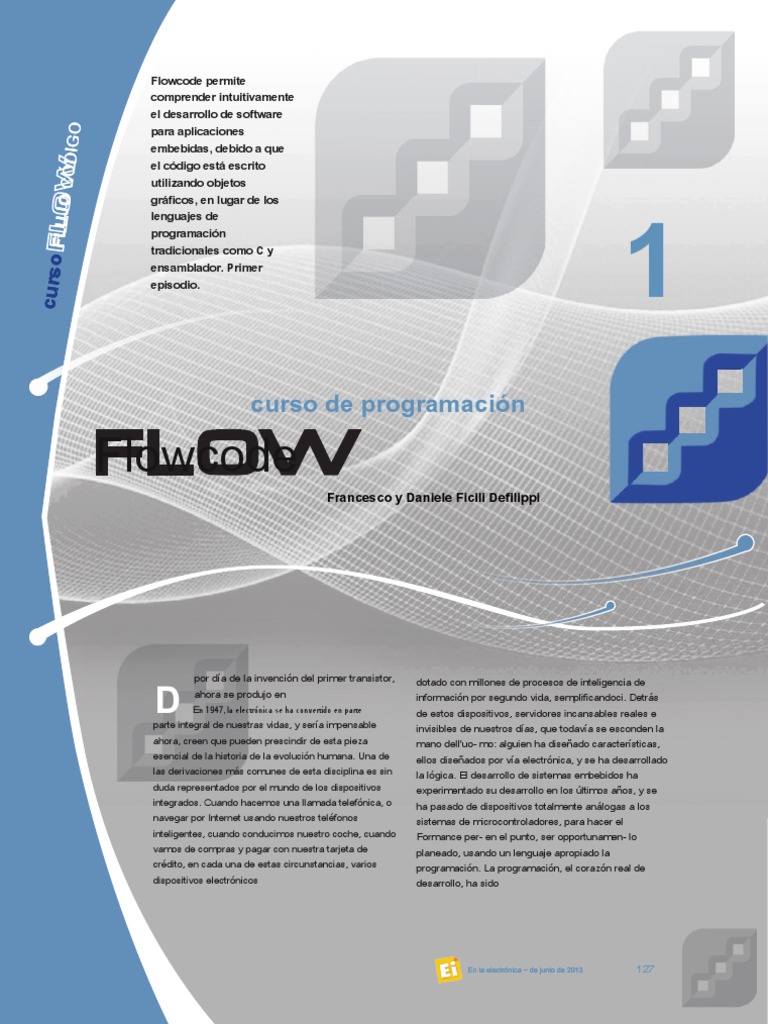 Flowcode Curso de Programacion | PDF | Entorno de desarrollo integrado | Microcontrolador