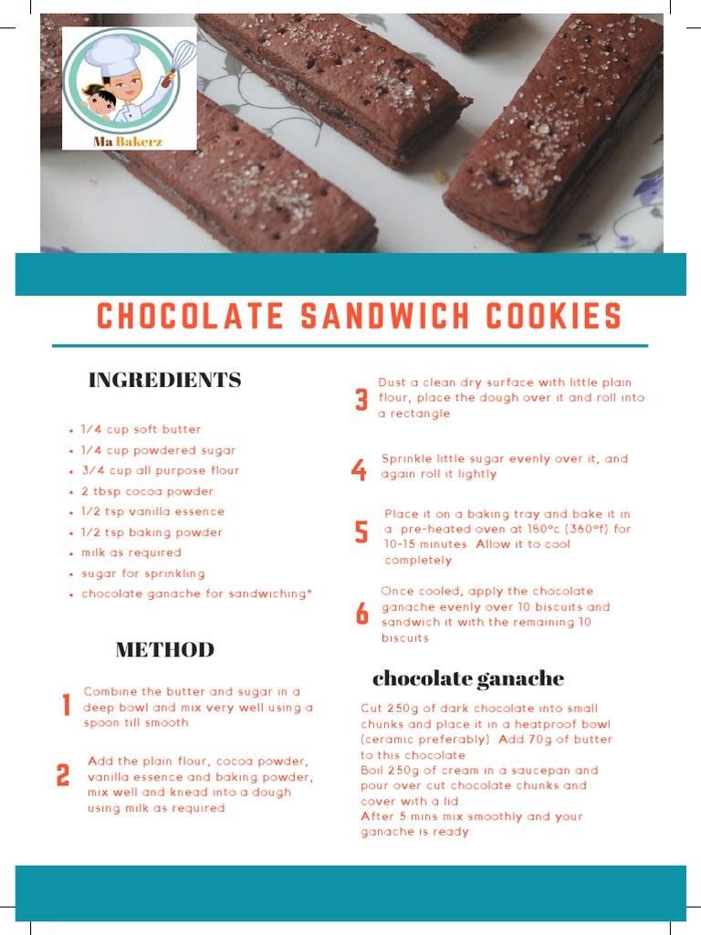 Homemade Chocolate Cookies Recipe | PDF
