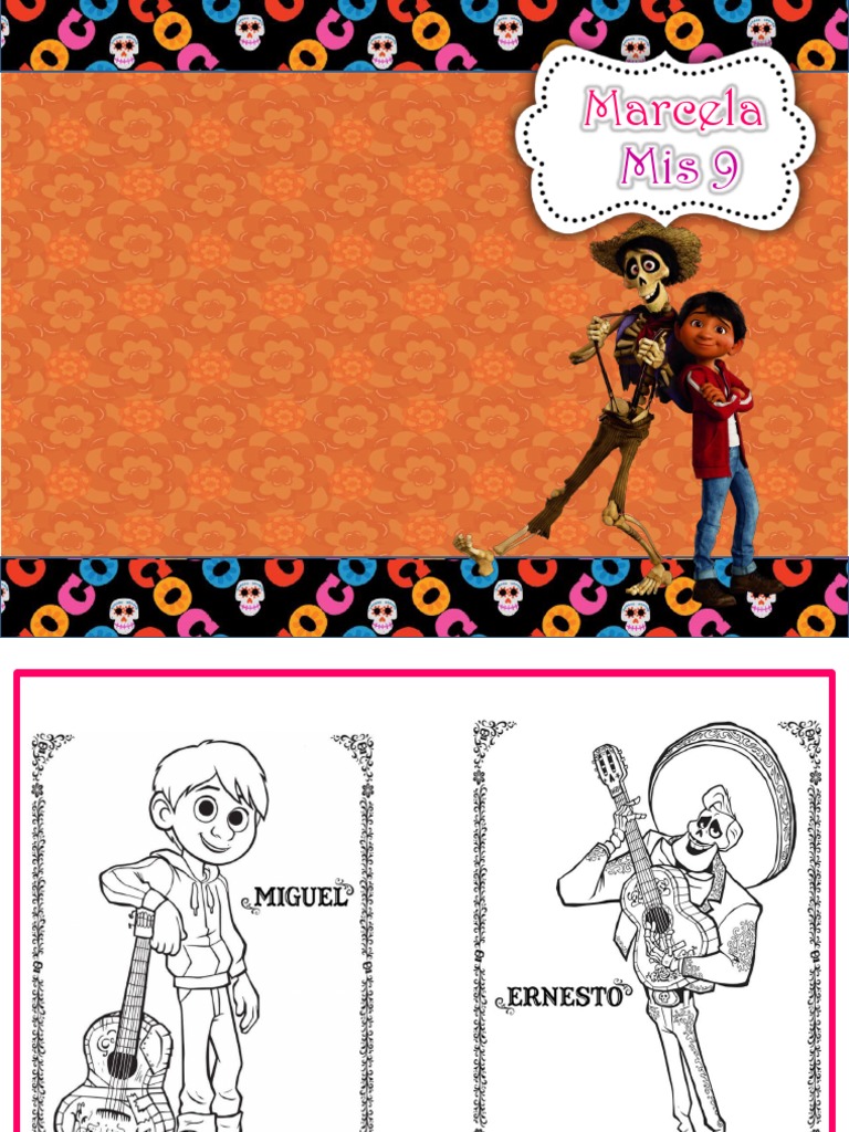 Libro Colorear Coco | PDF