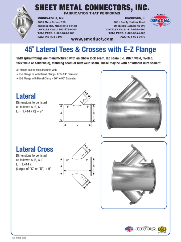 45 Degree Lateral Tee Ez PDF | PDF
