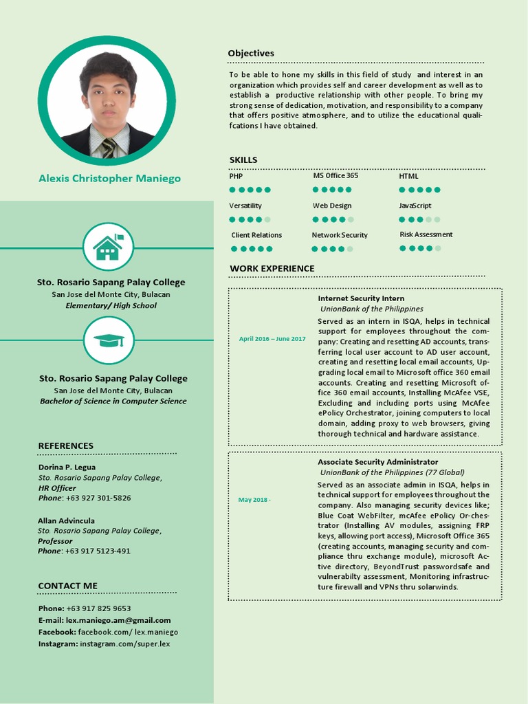 Alexis Christopher Maniego: Objectives | PDF | Proxy Server | World ...