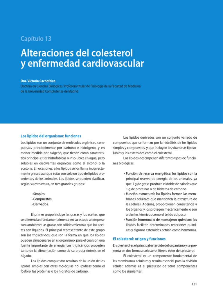LibroCorazon Cap13 | PDF | Colesterol | Hipercolesterolemia