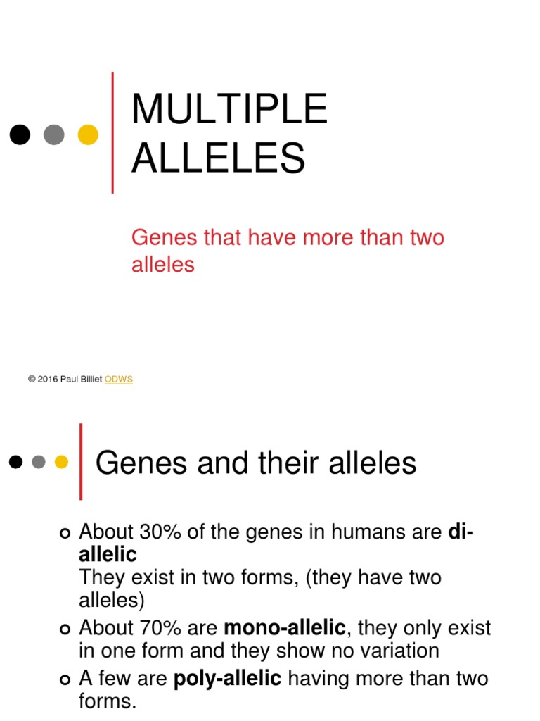 Multiple Alleles and Quiz | PDF | Allele | Blood Type