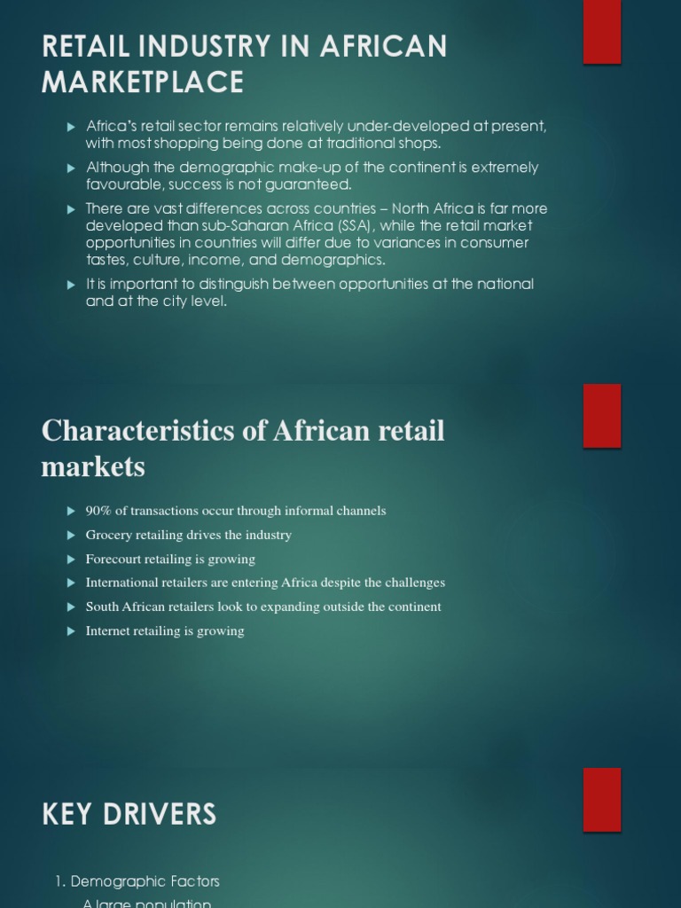 On African Retail | PDF | Retail | Economic Growth