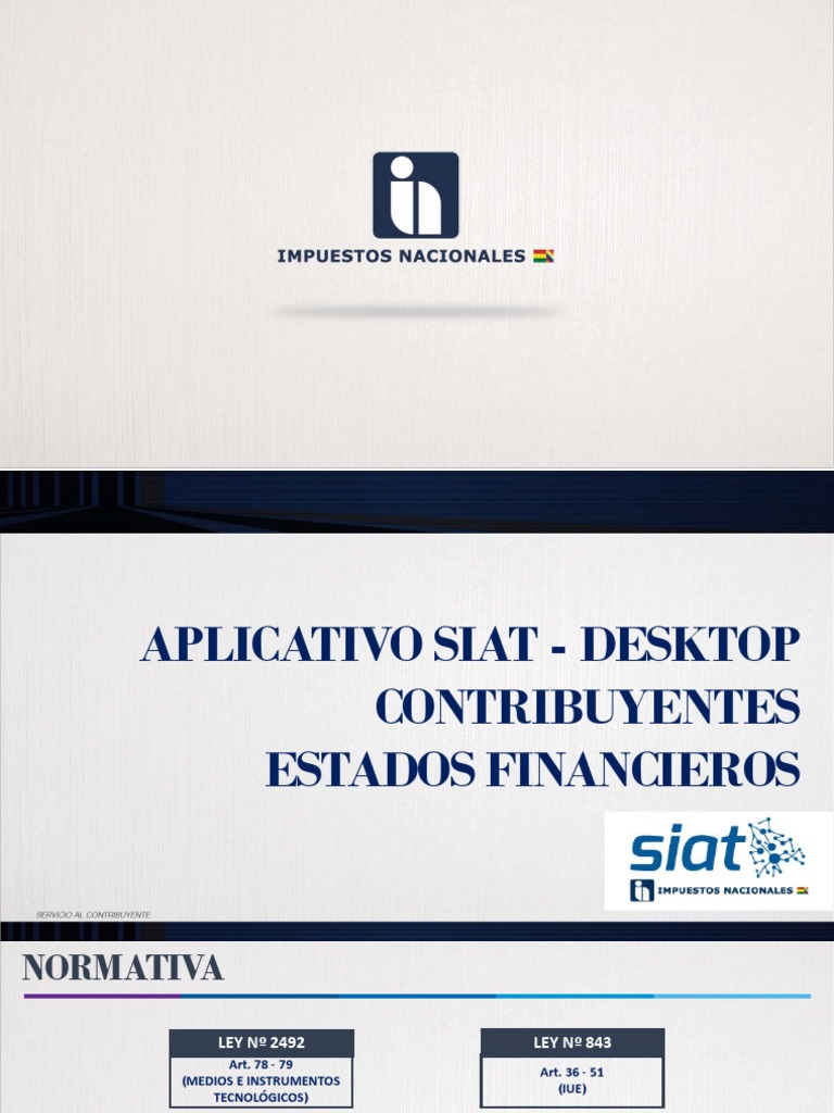 Presentacion Siat | PDF | Business | Informática y tecnología de la ...