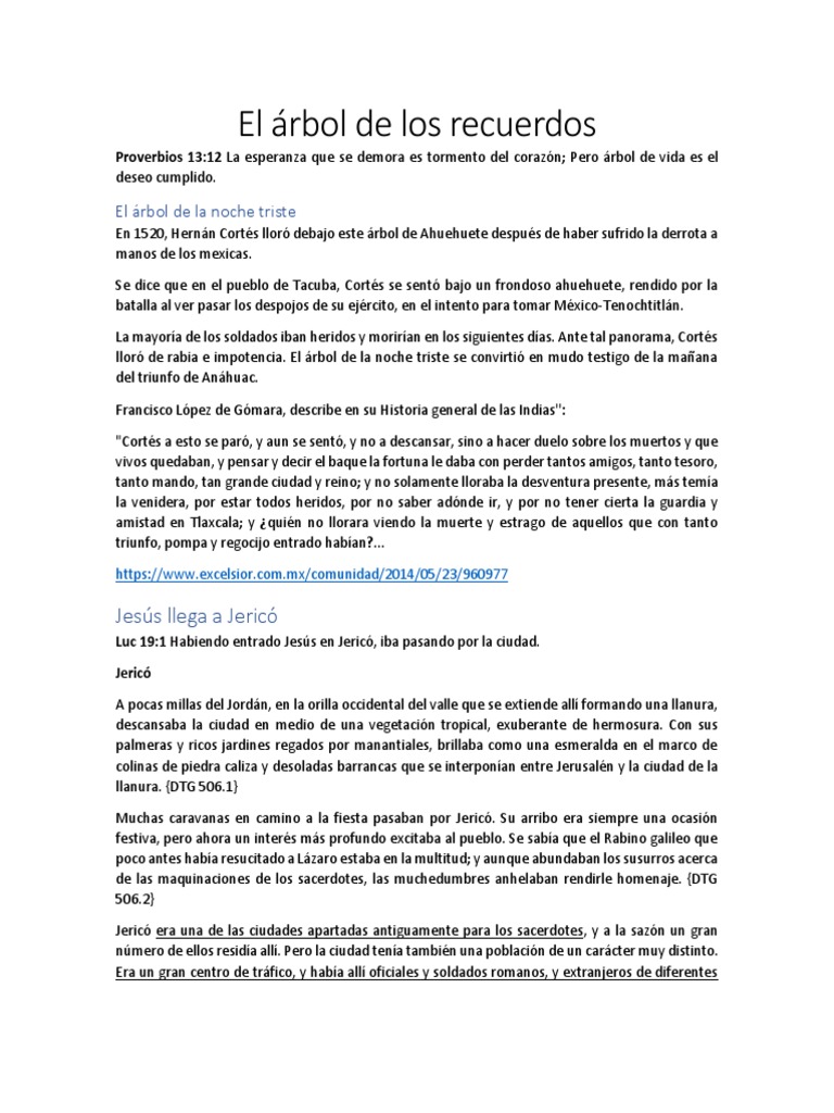 5 El Árbol de Los Recuerdos PDF | PDF | Hernán Cortés | Salvación