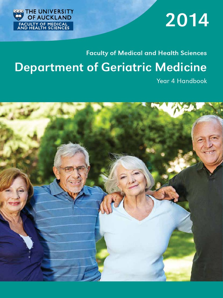 Department of Geriatric Medicine: Faculty of Medical and Health ...