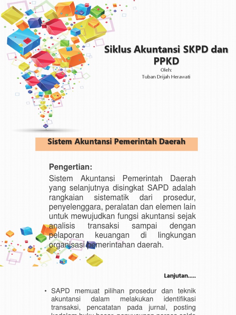 Siklus Akuntansi SKPD Dan PPKD | PDF