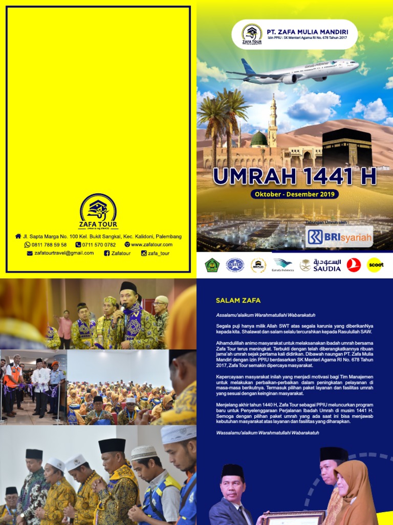 Umrah 1440H PT ZAFA MULIA MANDIRI | PDF
