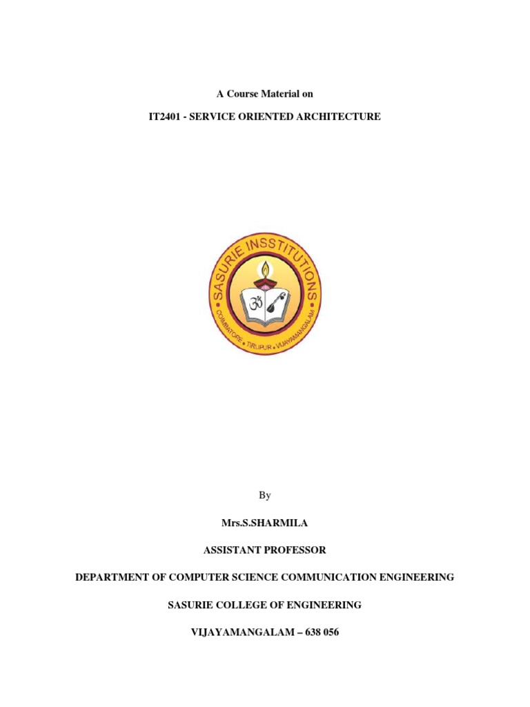 Iv It Soa PDF | PDF | Soap | Service Oriented Architecture