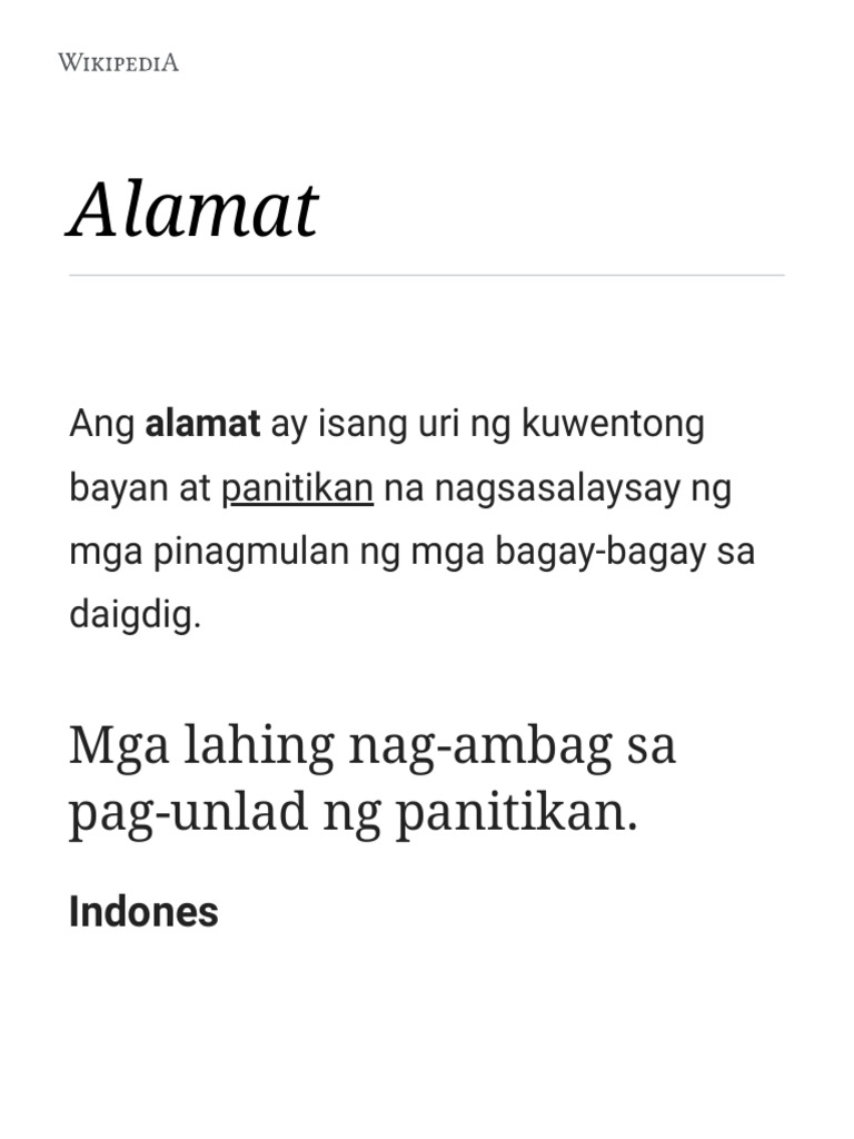 Alamat PDF | PDF