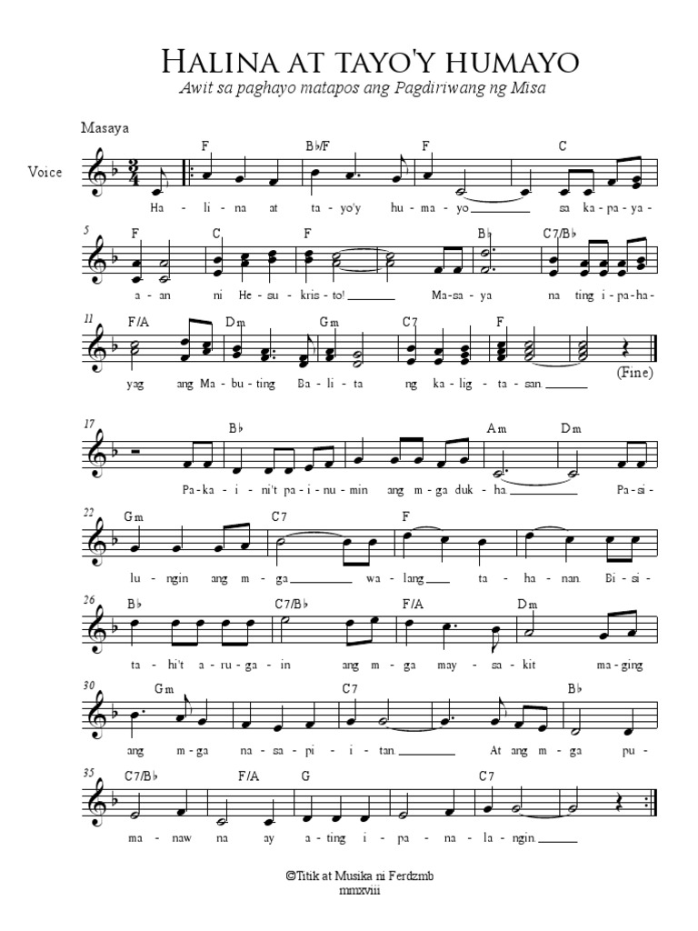 Halina at Tayoy Humayo Ferdzmb PDF | PDF