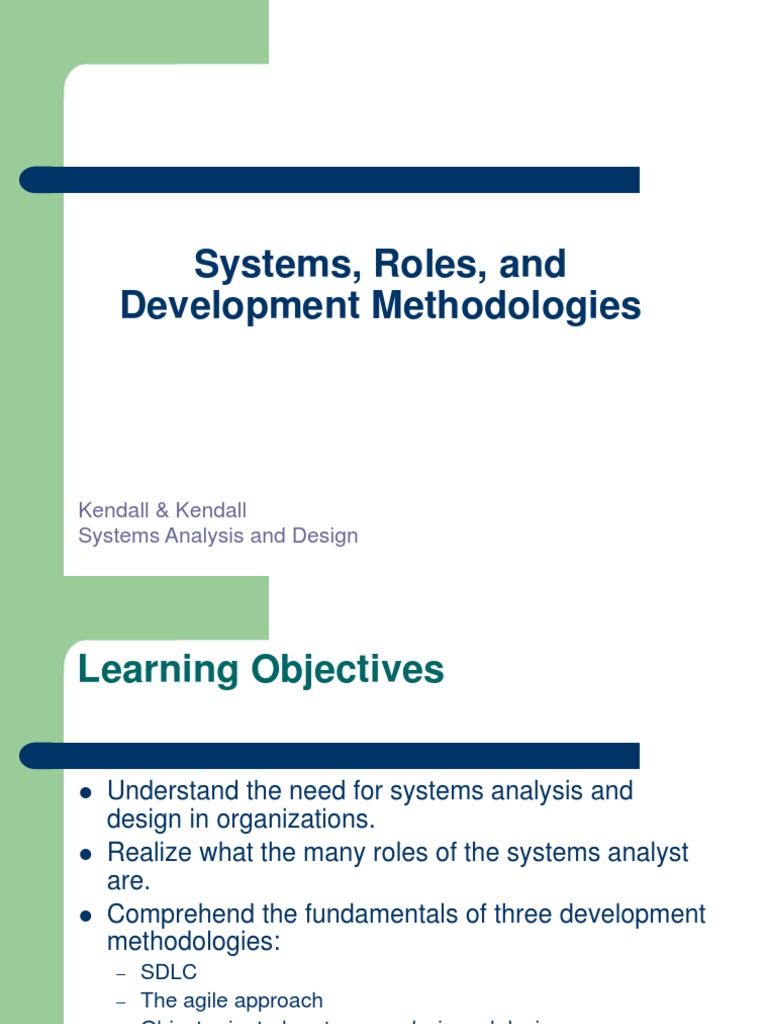 Lecture1 - Systems, Rules, and Development Methodologies | PDF | Software Development | Software ...