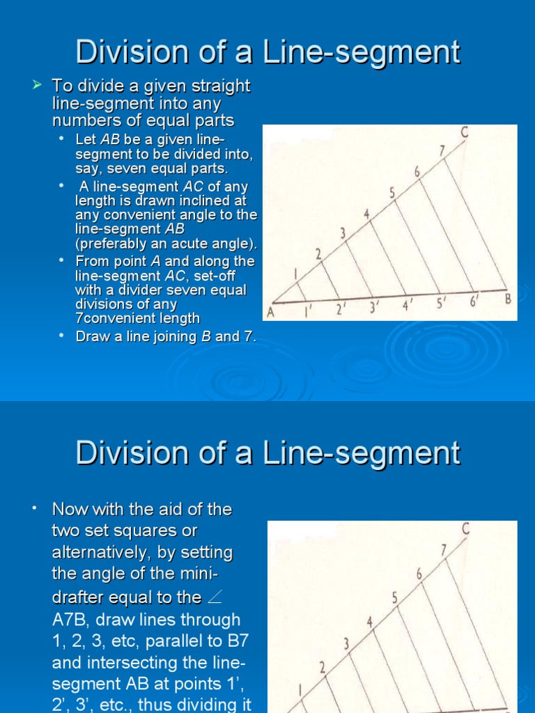Division of A Line-Segment | PDF | Circle | Mathematics