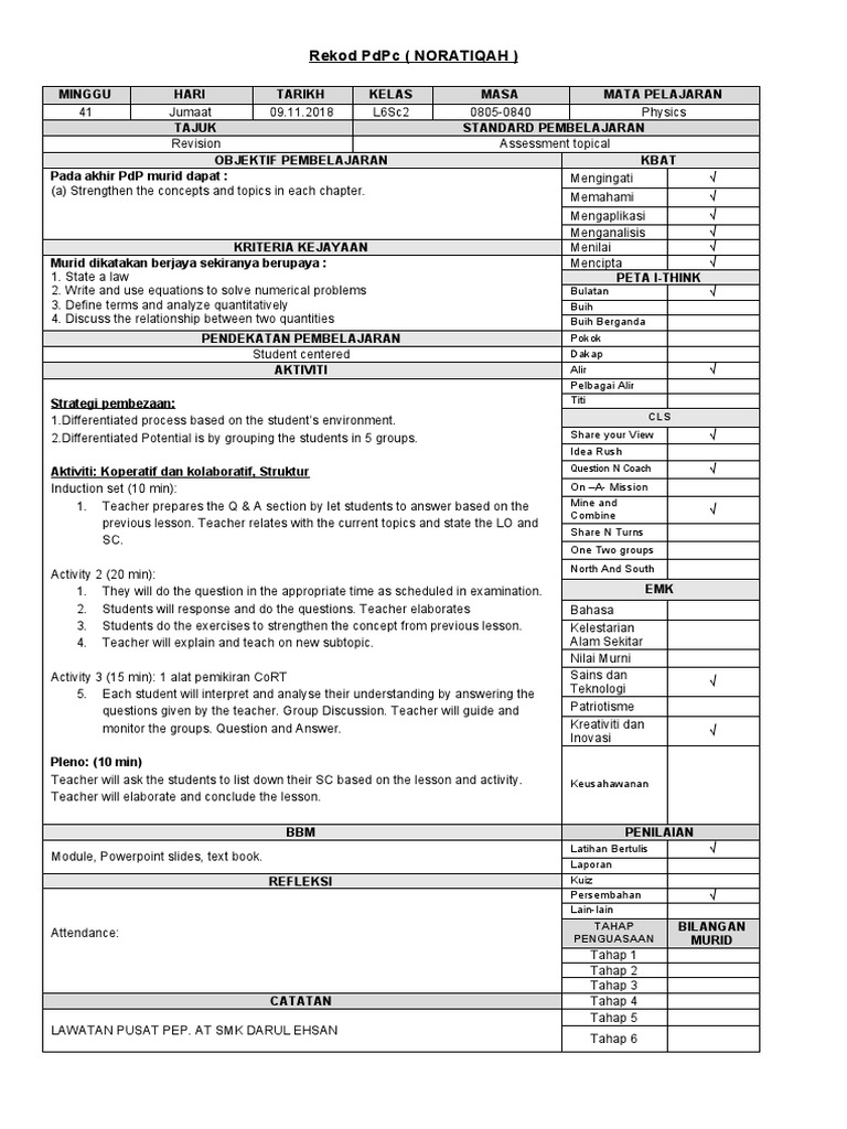 Revising Physics Concepts | PDF | Teaching | Pedagogy
