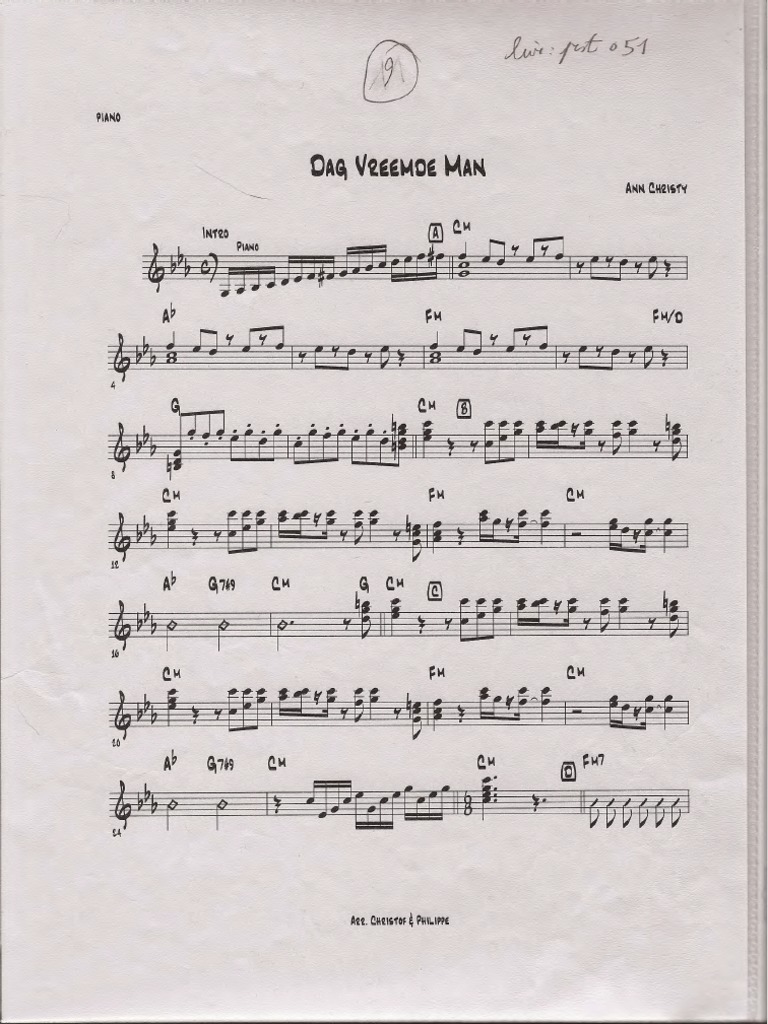 Dag Vreemde Man - Ann Christy | PDF