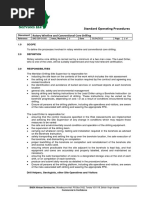 Standard Operation For Packer Test | PDF | Hydrogeology | Pressure