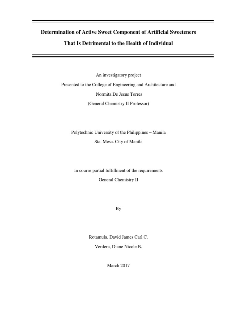 Baby Thesis It | PDF | Sugar Substitute | Sugar