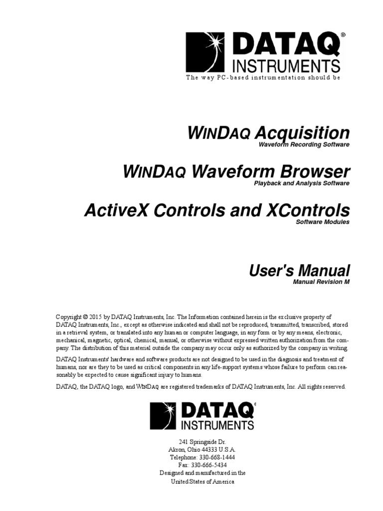 Windaq Software | PDF | Menu (Computing) | Copyright