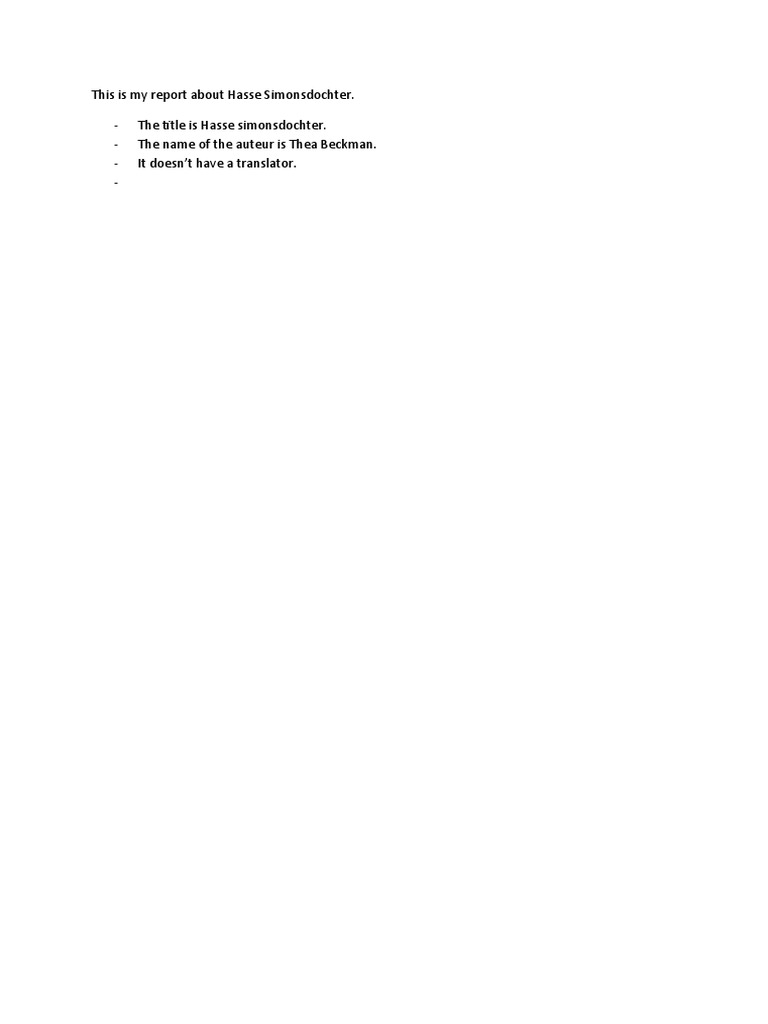 Hasse Simonsdochter by Thea Beckman | PDF | Poetry | Classics