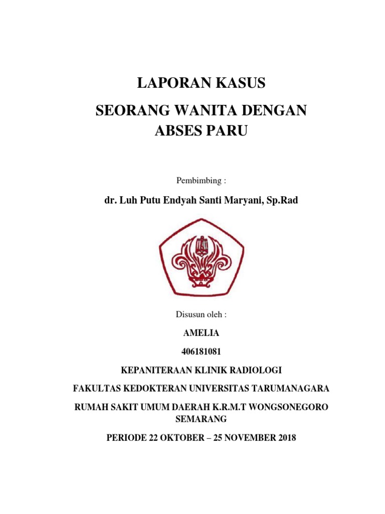 Case Radiologi Abses Paru | PDF