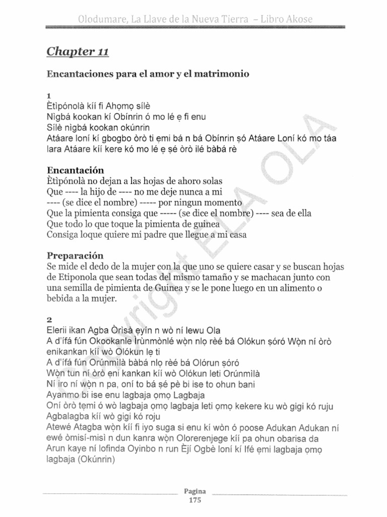 Akose Capitulo 11 para Amor y Matrimonio PDF | PDF