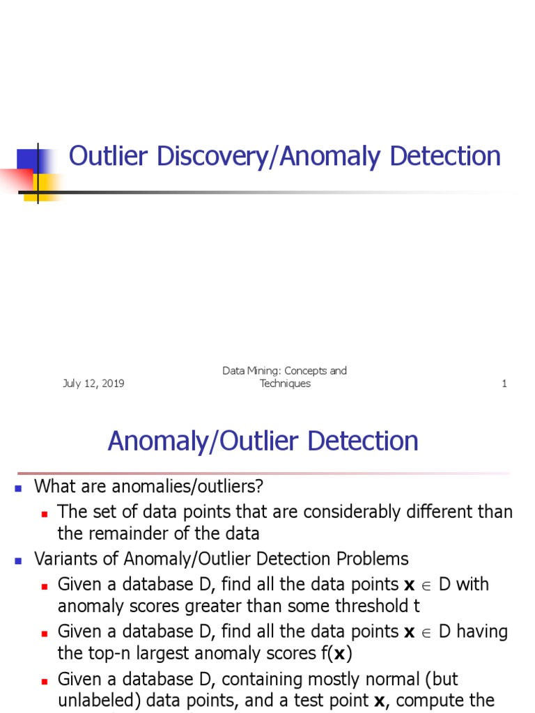 Outlier Detection | PDF | Outlier | Statistical Inference