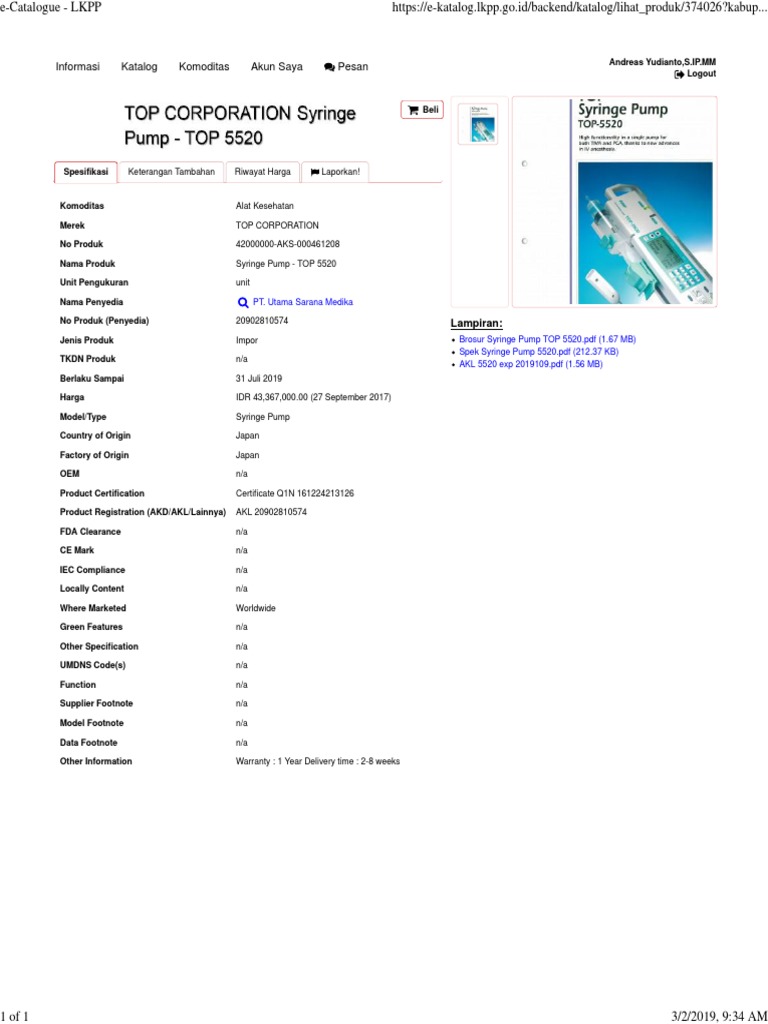 Syringe Pump PDF | PDF | Business