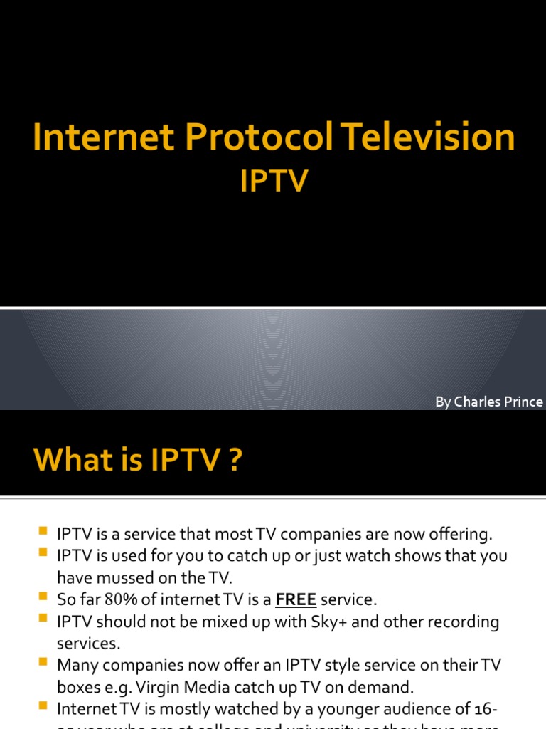 Internet TV Redo | PDF | Television | Television Network