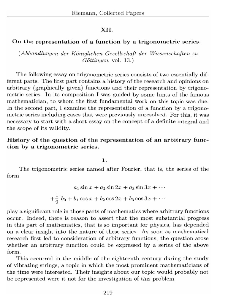 Abhandlungen Der Koniglichen Gesellschaft Der Wissenschaften Zu ...