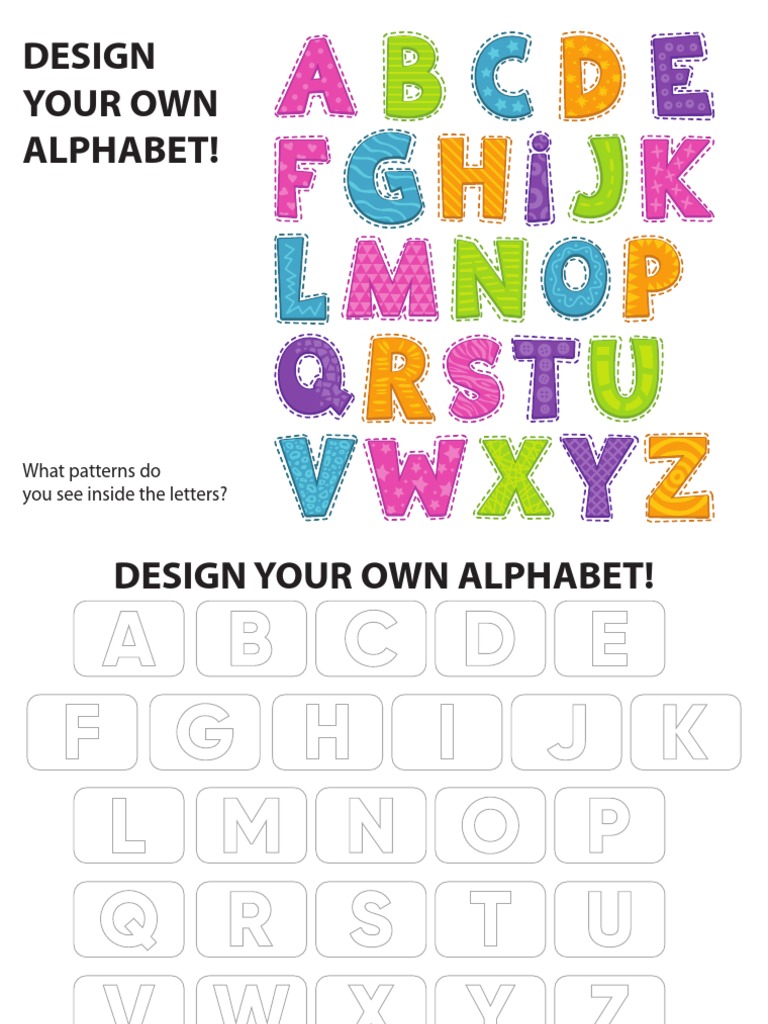 Design Your Own Alphabet | PDF