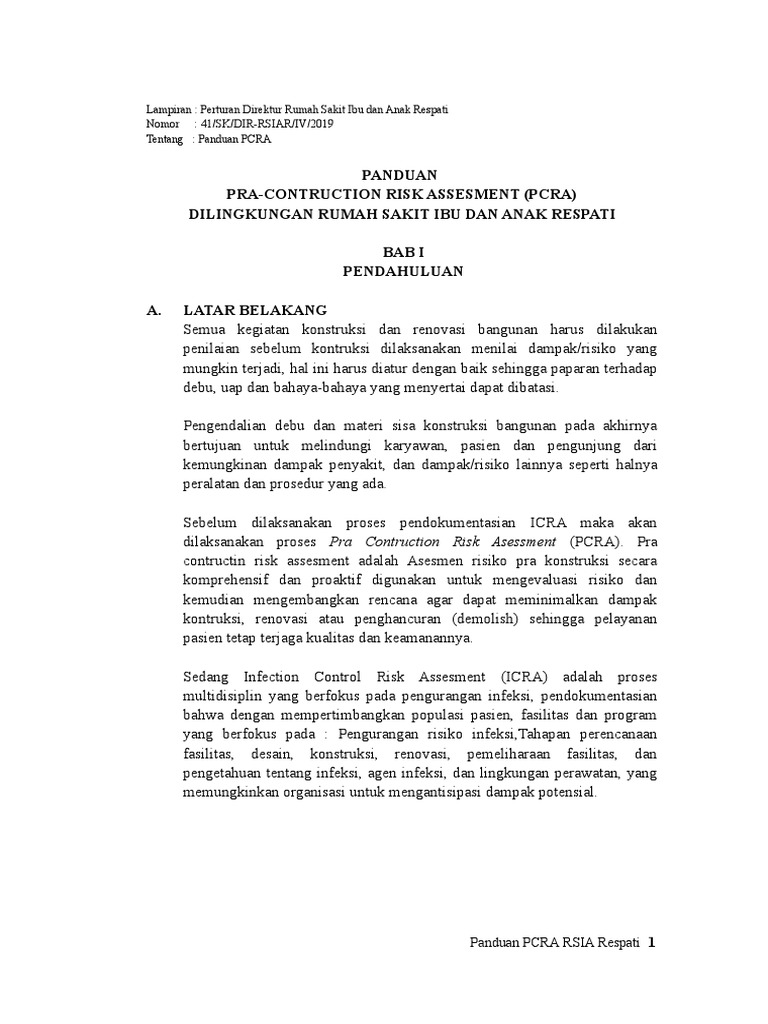 Panduan Pcra | PDF