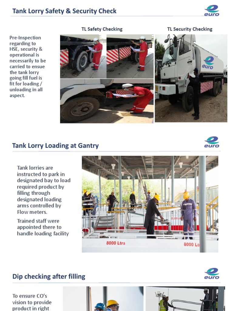 Tank Lorry Safety & Security Check-Step 1 | Transport | Technology