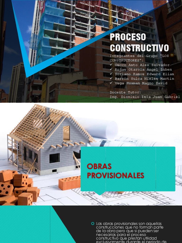 Proceso Constructivo - Los Constructores PDF | PDF | Pintar | Hormigón