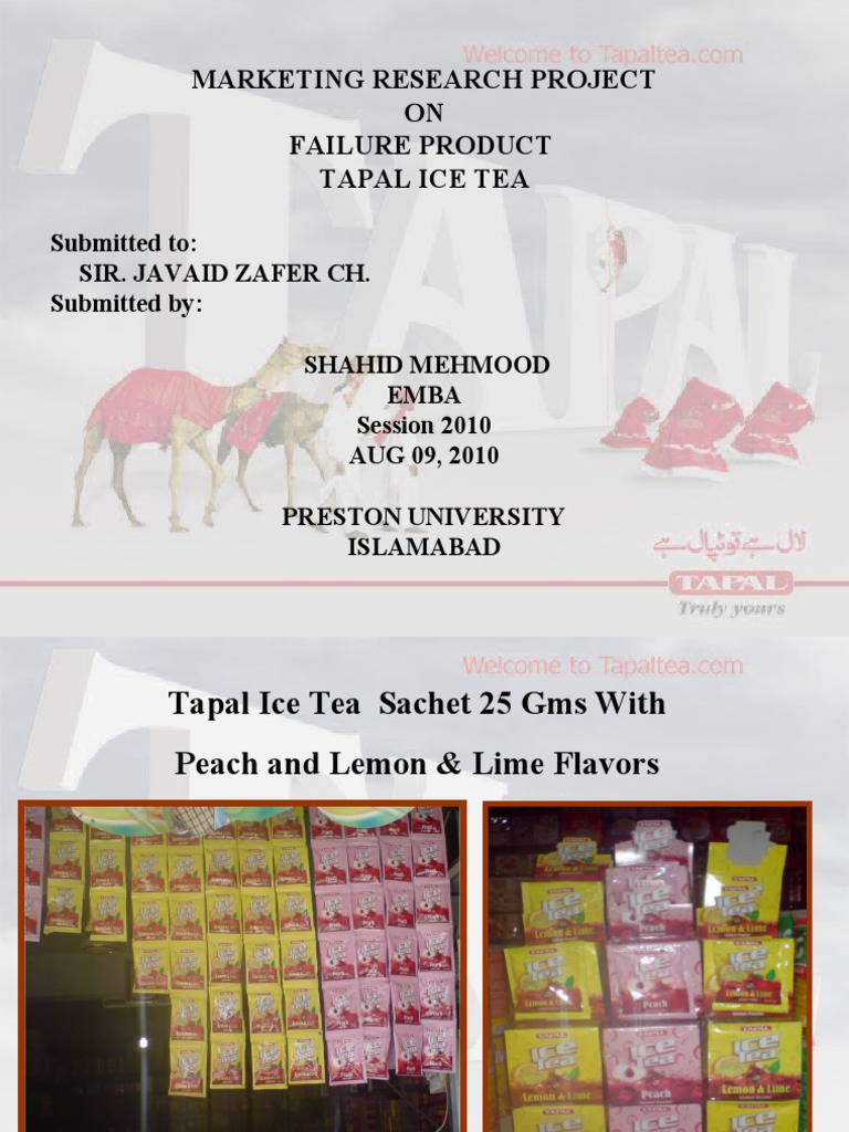 Tapal Ice Tea Market Analysis | PDF | Advertising | Questionnaire