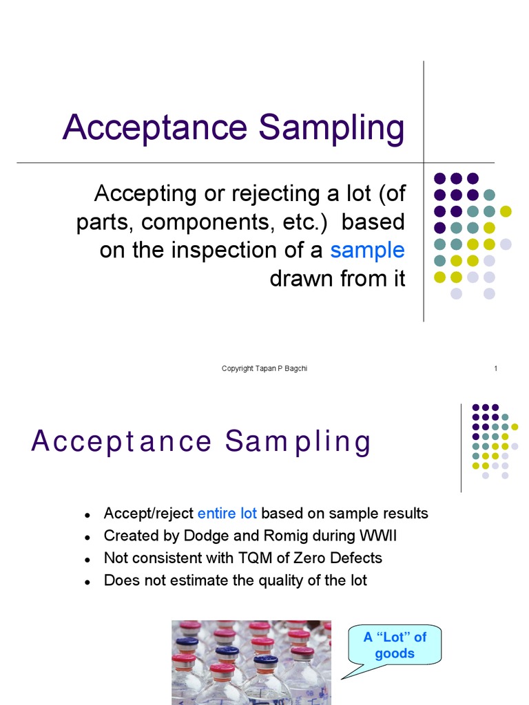 NPTEL - Acceptance Sampling | PDF | Poisson Distribution | Teaching ...