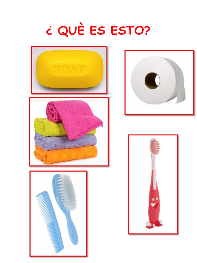 Utiles de Aseo para Niños Grandes | PDF